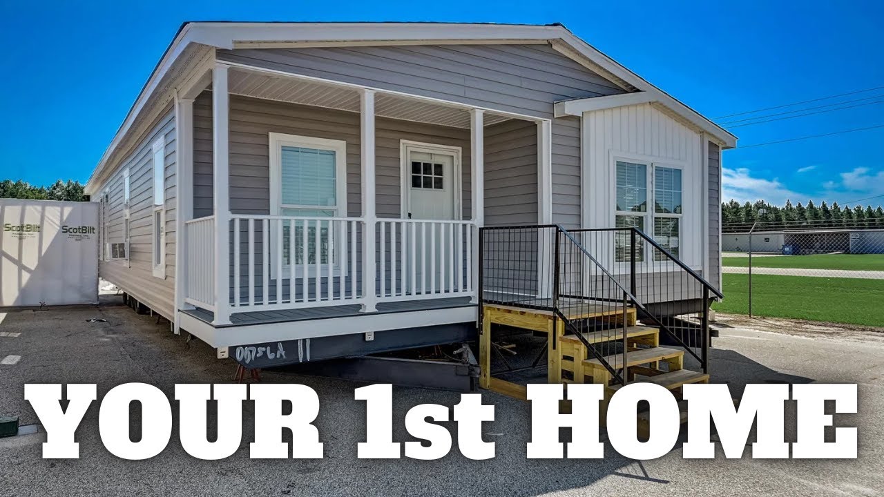 NEW smaller mobile home IDEAL for starting home or small family! Prefab ...