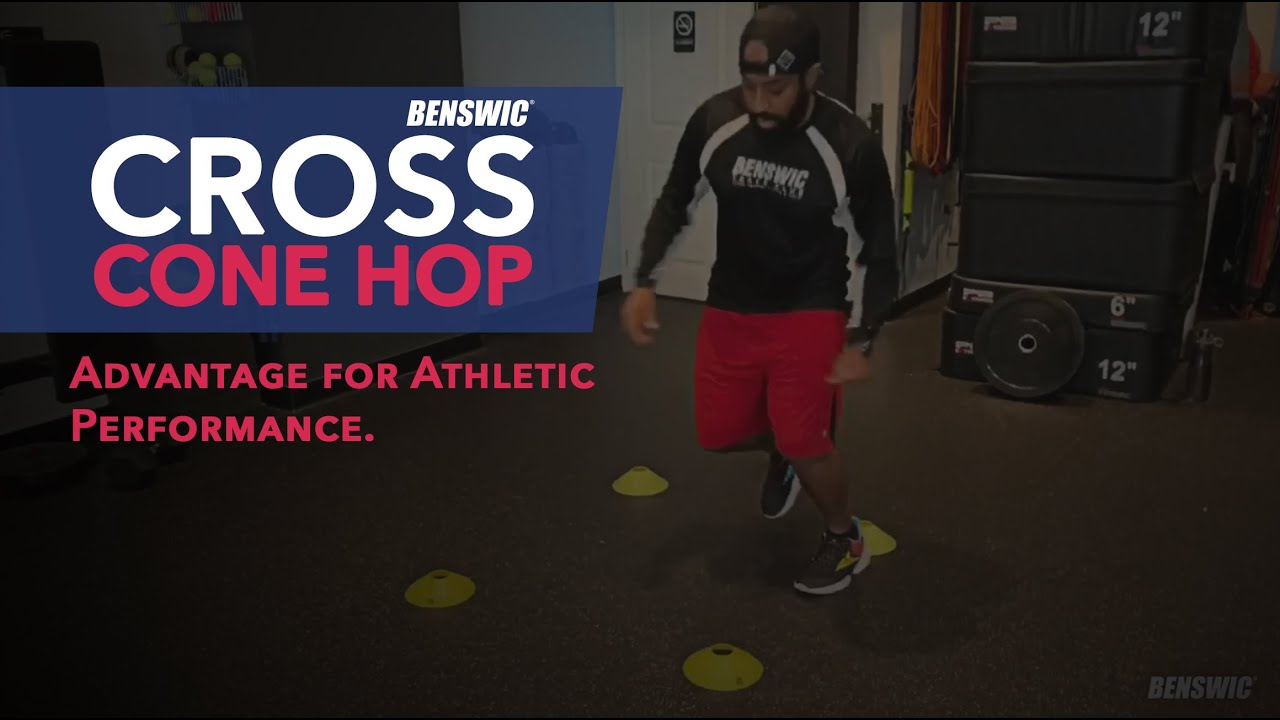 Calf Exercises | Cross-Cone Hop - YouTube