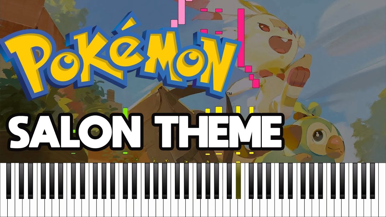Pokemon Sword & Shield - Salon Theme (Piano Synthesia) - YouTube