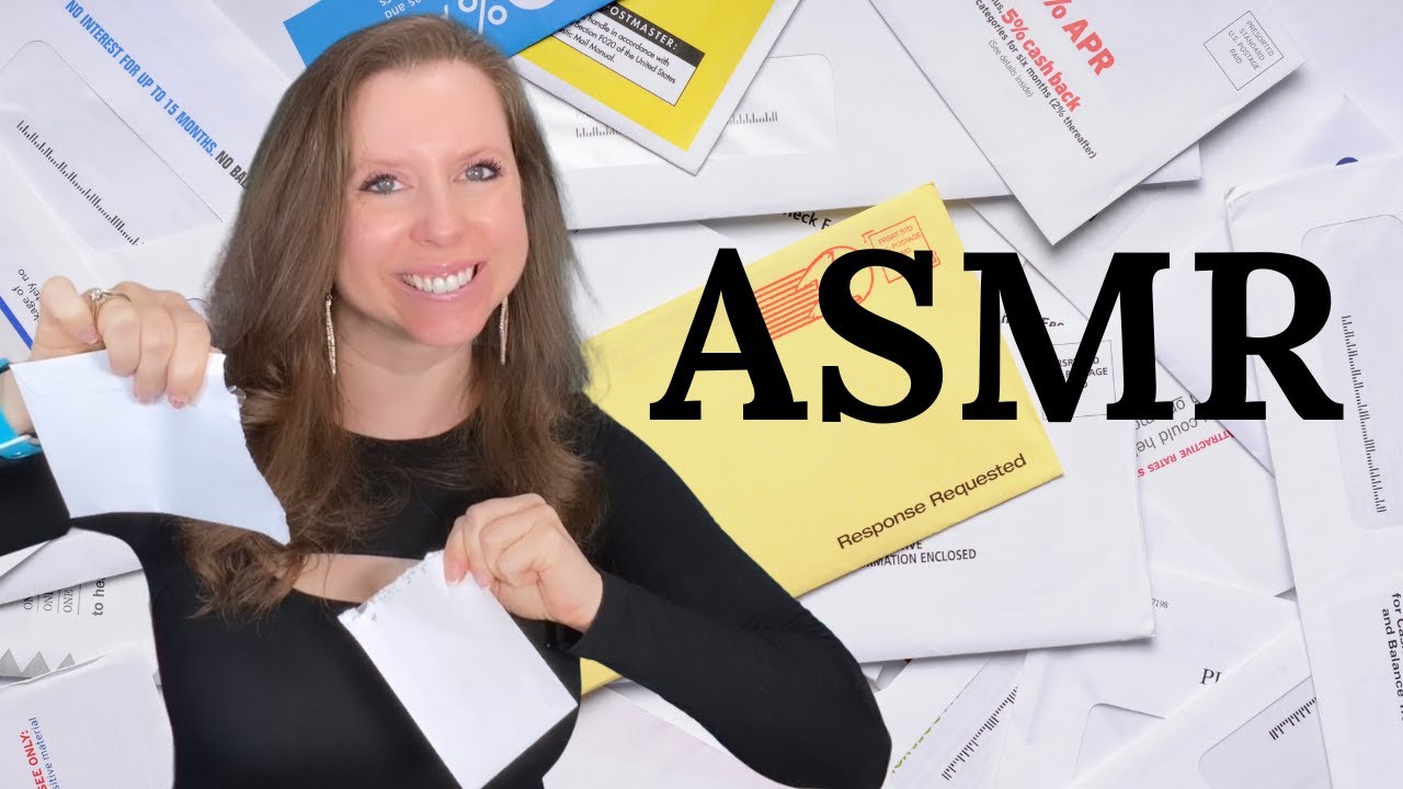 ASMR Ripping Up Junk Mail - YouTube