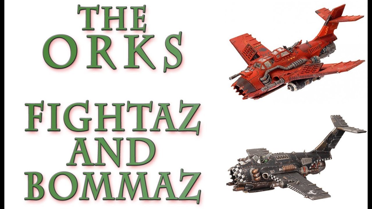 Warhammer 40k Lore - Fighters and Bombers, Orks Lore - YouTube