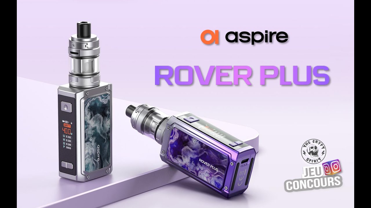 ROVER PLUS Kit ASPIRE Concours Insta !!! - YouTube