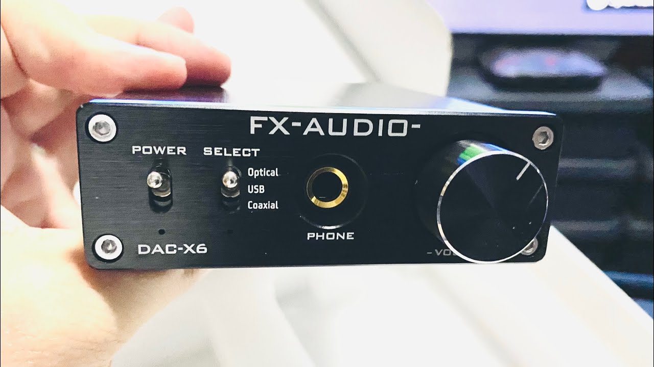 FX-Audio DAC-X6 Kopfhörer Verstärker (Optisch und Coaxial, USB Eingang ...