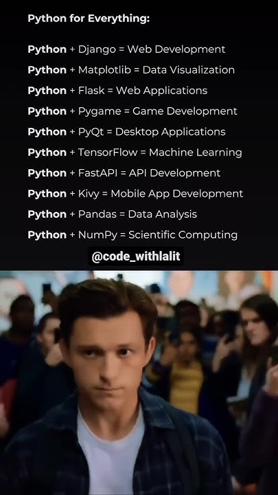 Python Is For Everything🧑💻 Subscribe💻 Coding Programming 2024