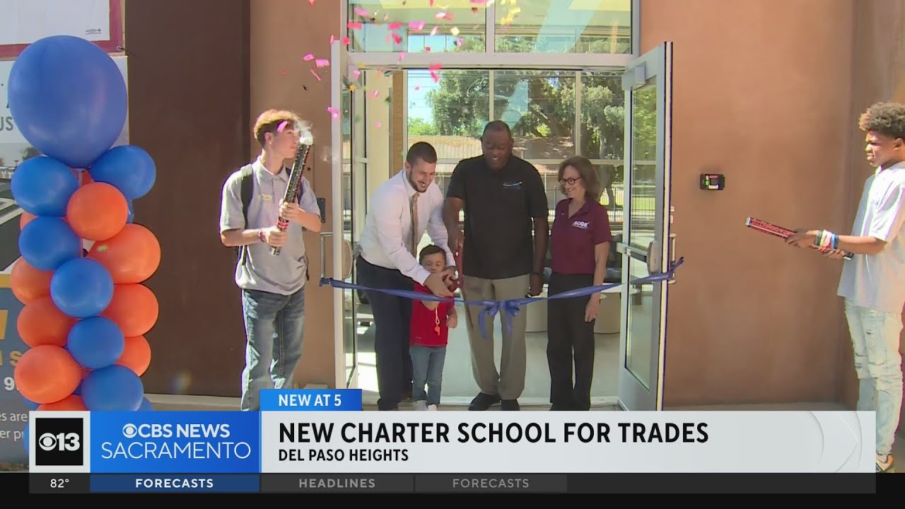 New charter school for trades opens in Del Paso Heights - YouTube