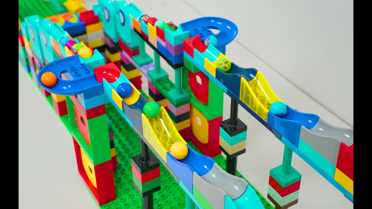 Marble Run Race LEGO Combination | Vtech Marble Rush ASMR | Marble ...