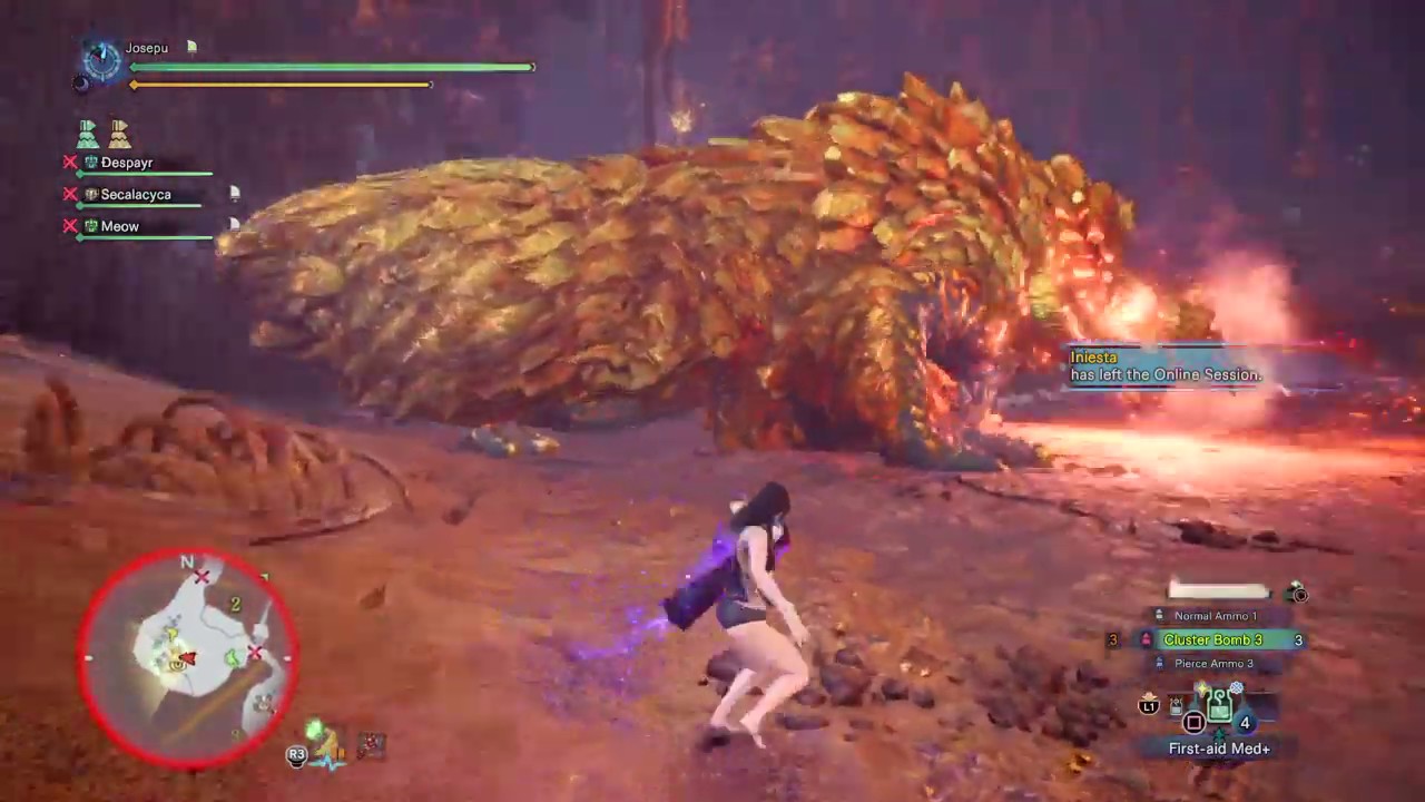 MHW-ICE: Team faint 0/ faint 1/ faint 2/ failed? (26) - YouTube