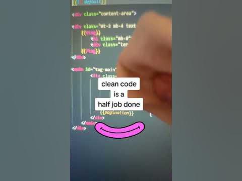 Clean code is a half-job done #codinglife #codingjokes #jokes - YouTube