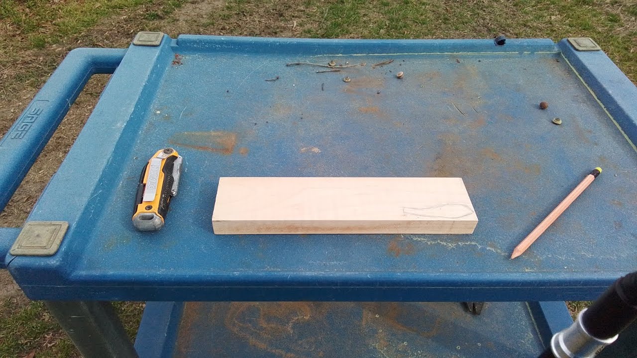 Homemade fishing lure - YouTube