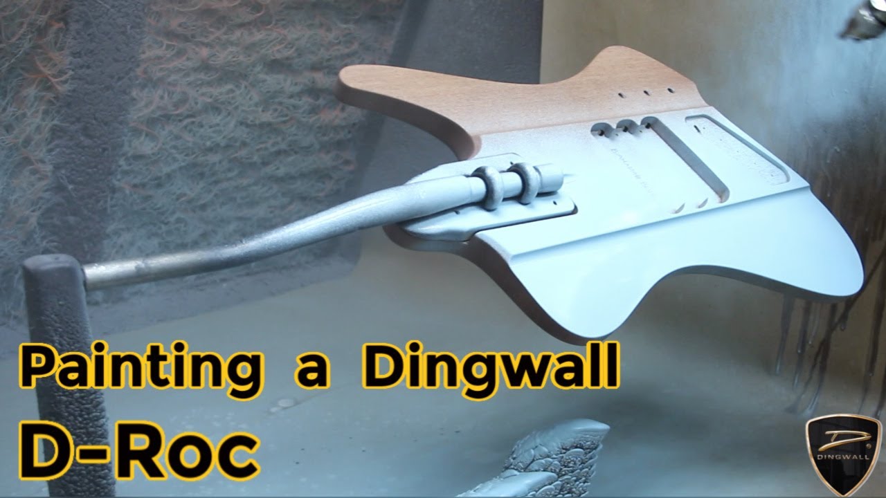 Painting a Dingwall D-Roc - YouTube