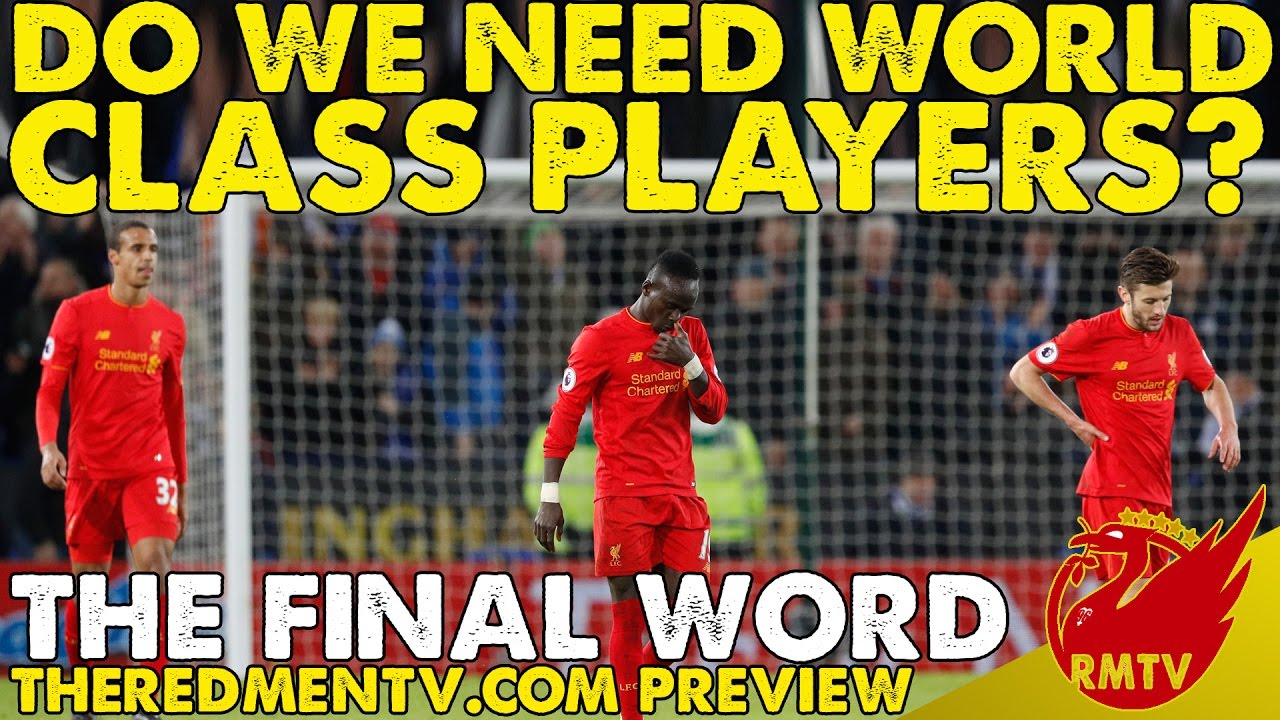 Do We Need World Class Players? | RMTV Preview - YouTube