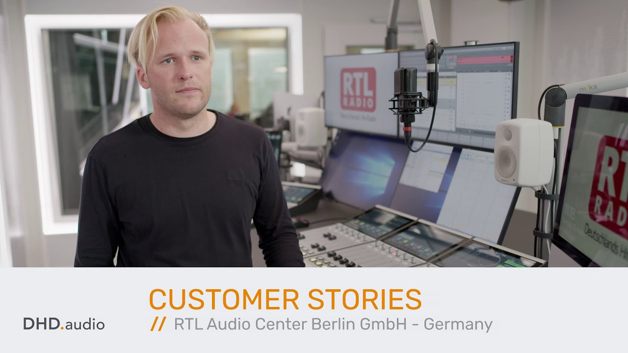 RTL Audio Center Berlin, Germany // Customer Story - DHD audio - YouTube
