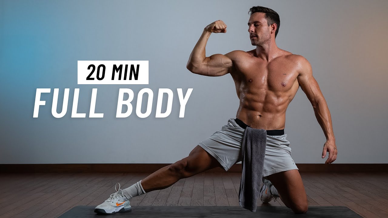 20 Min Full Body Workout - Build Strength & Burn Fat (No Equipment + No ...