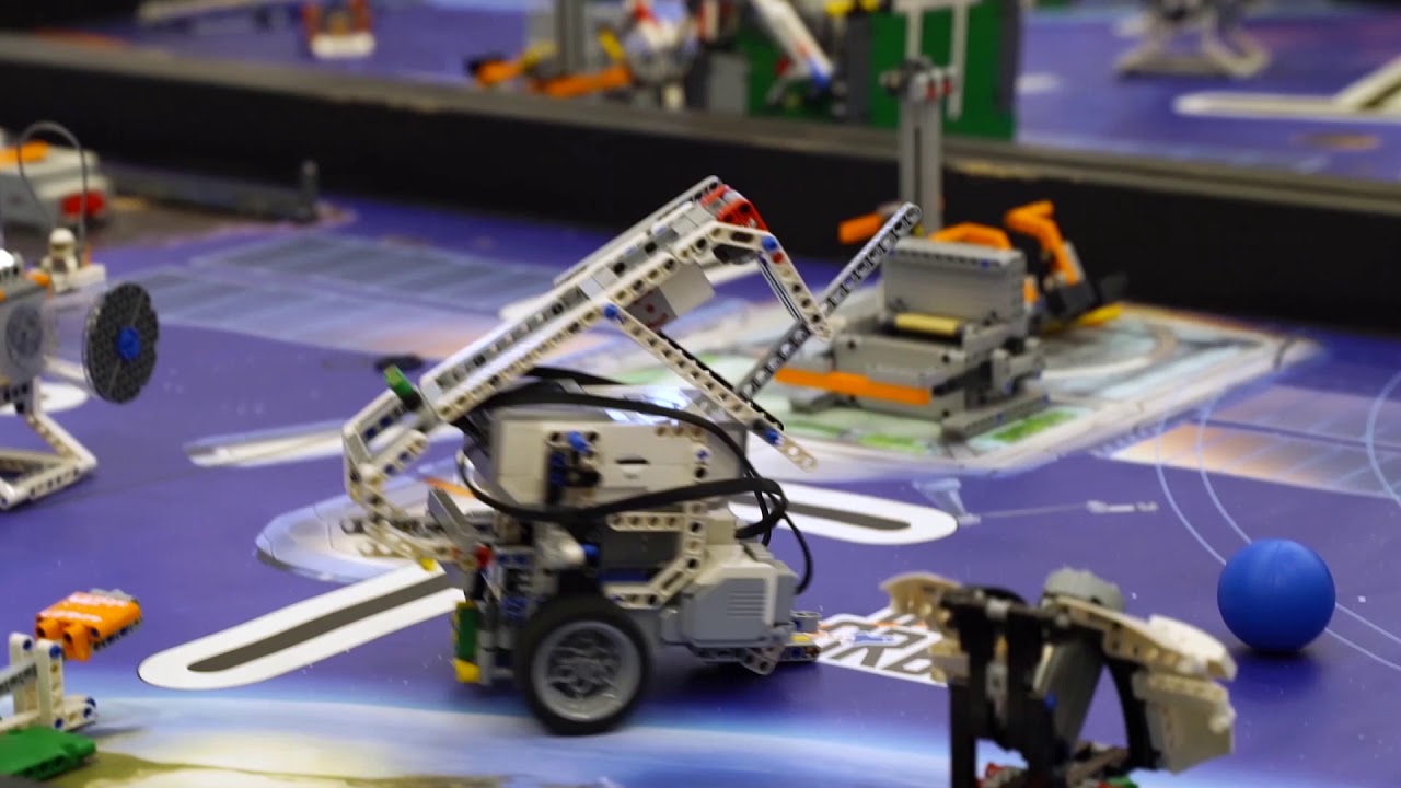 FIRST LEGO League Robot game strategy - team 19, Latvia - YouTube