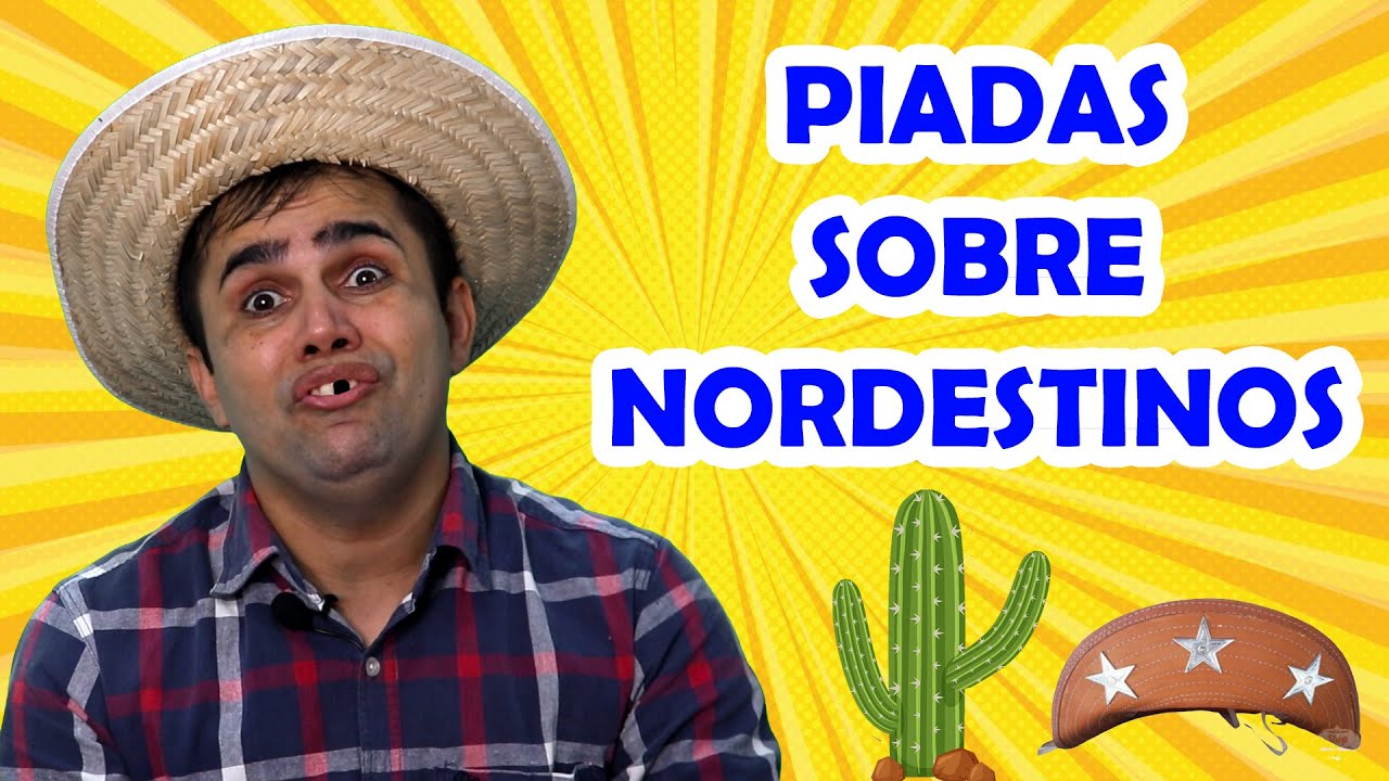PIADAS SOBRE NORDESTINOS - HUMORISTA THIAGO DIAS - YouTube