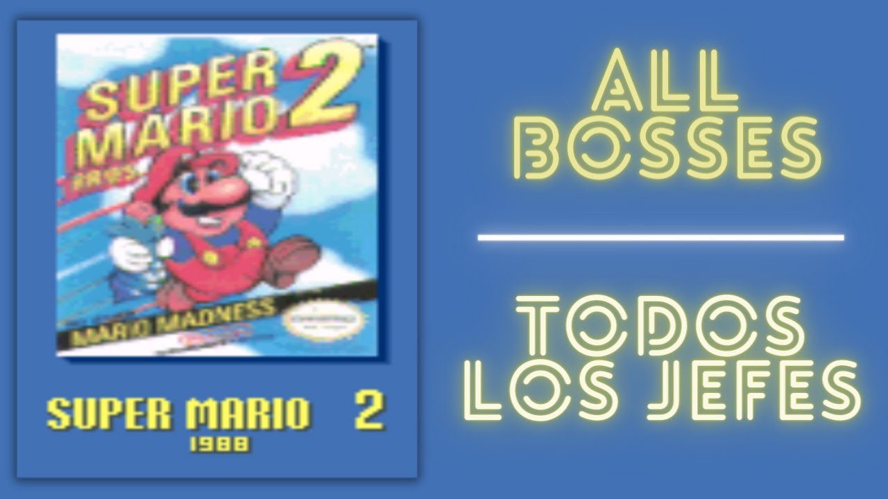 Super Mario Bros 2 - 1988 (SNES) | All Bosses - Todos los jefes - YouTube