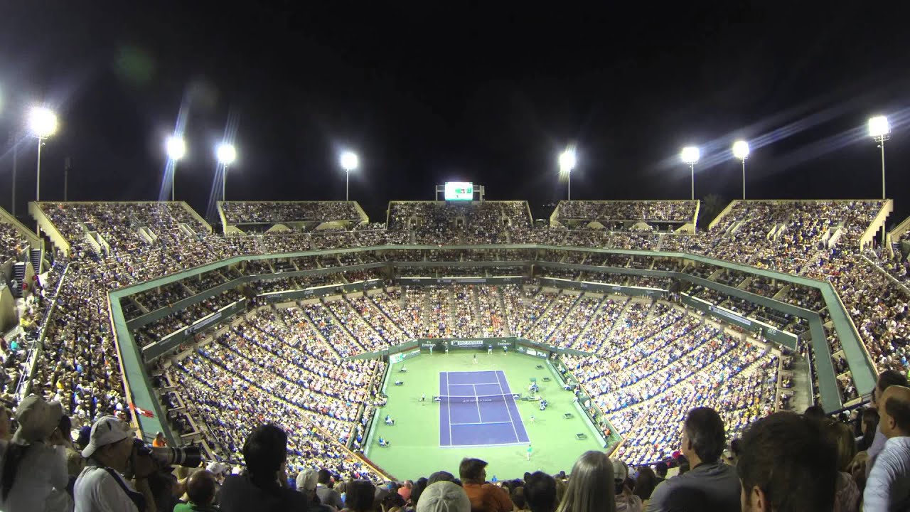 BNP Paribas Open - Filling up the Stadium - YouTube