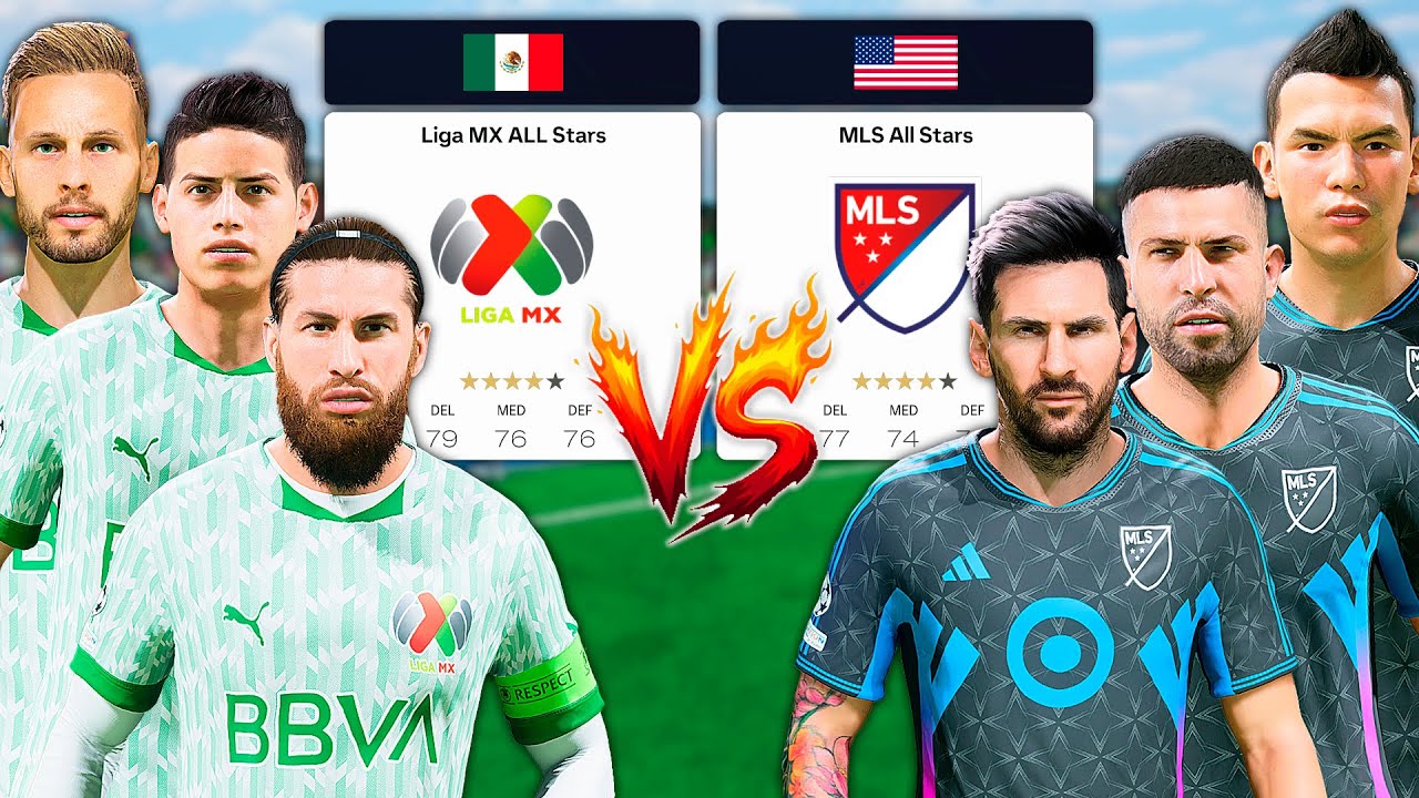 SIMULÉ LIGA MX ALL STARS vs MLS ALL STARS en FC25 - YouTube