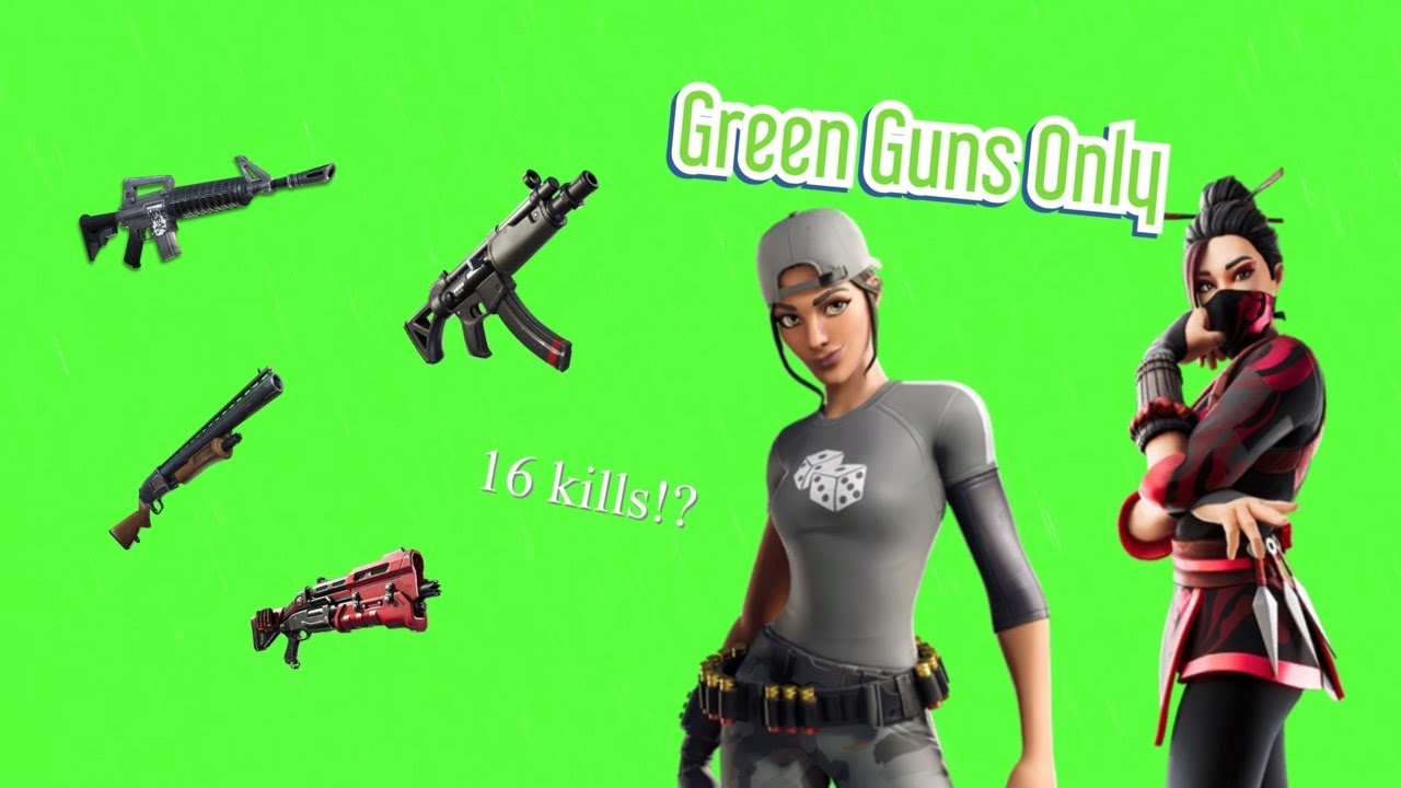 Green Guns Only! Fortnite Duos - YouTube