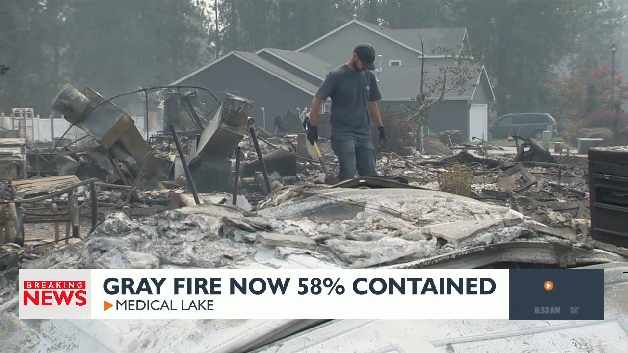 Gray Fire now 58% contained, evacuation levels lowered - YouTube