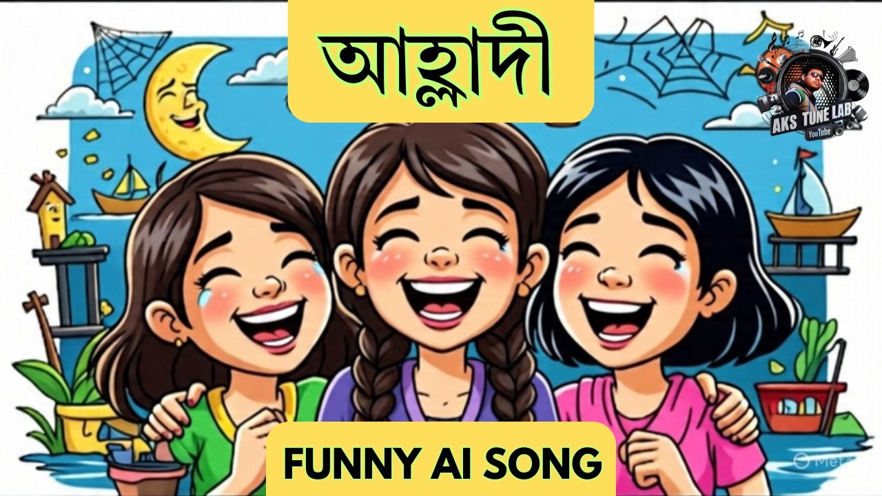 আহ্লাদী/ সুকুমার রায়/ai song - YouTube