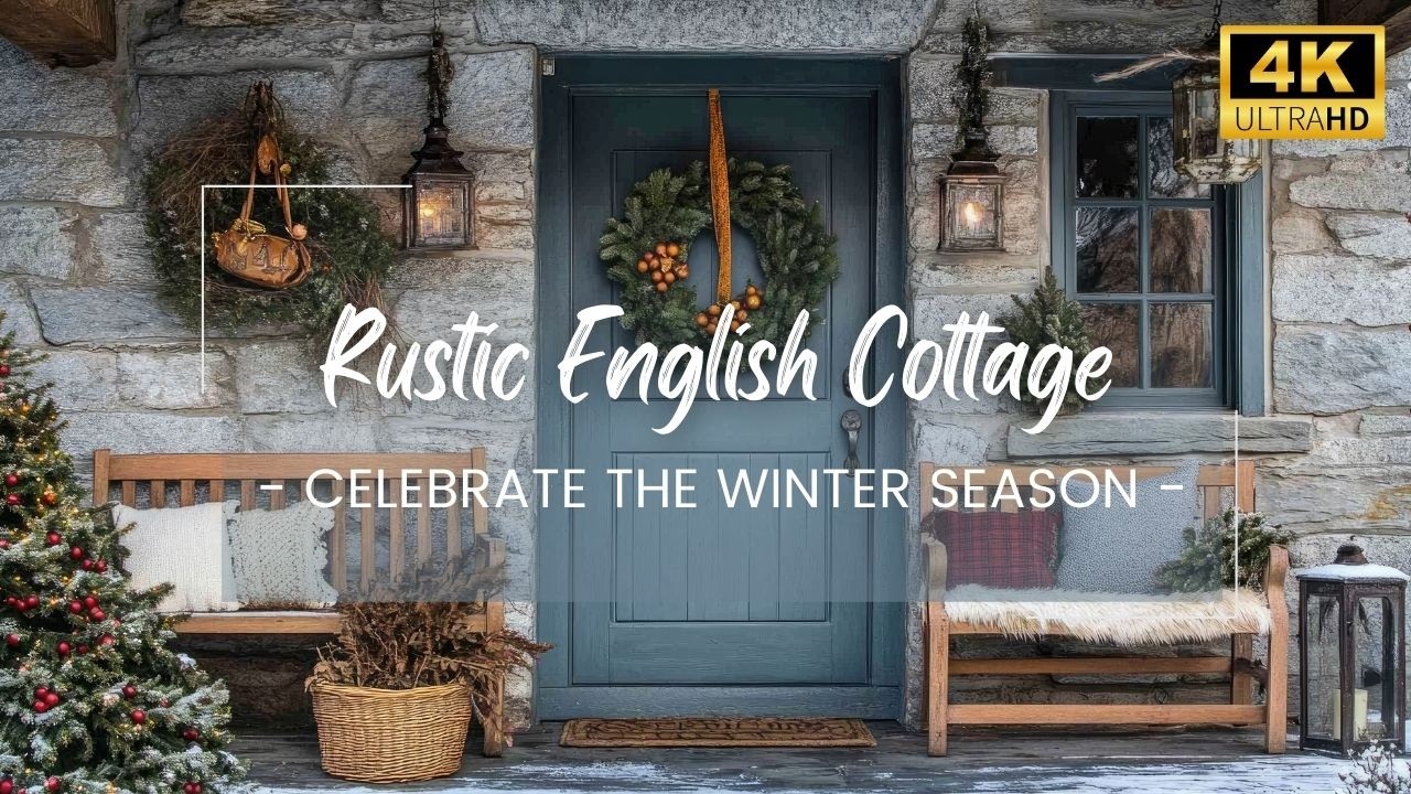 🌨️🏡 Amazing Rustic English Cottage Decor to Celebrate the Winter Season ...