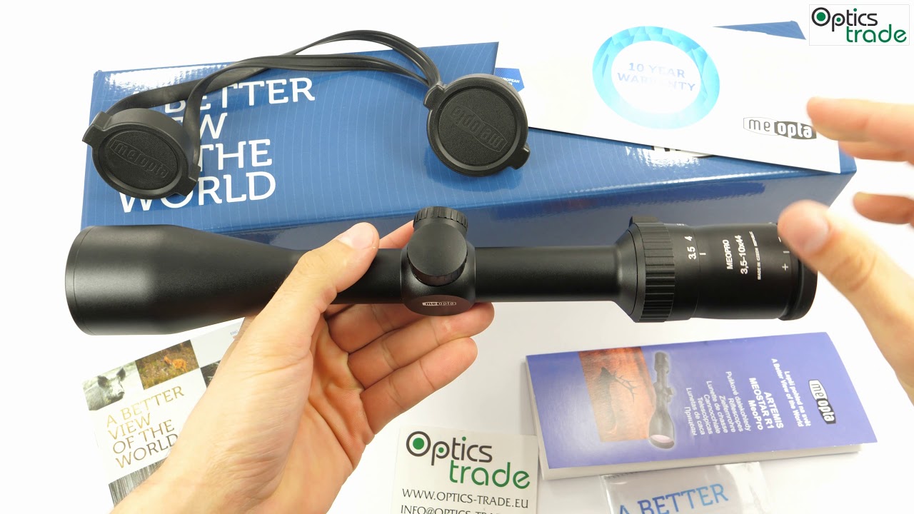 Meopta MeoPro 3.5-10x44 Rifle Scope review - YouTube