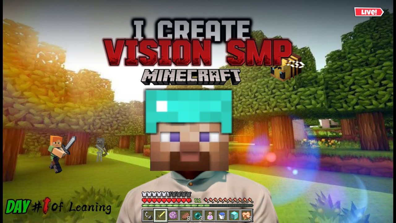 I Have Created a NEW PUBLIC SMP Vision SMP| Road To 7K Subscribers - YouTube