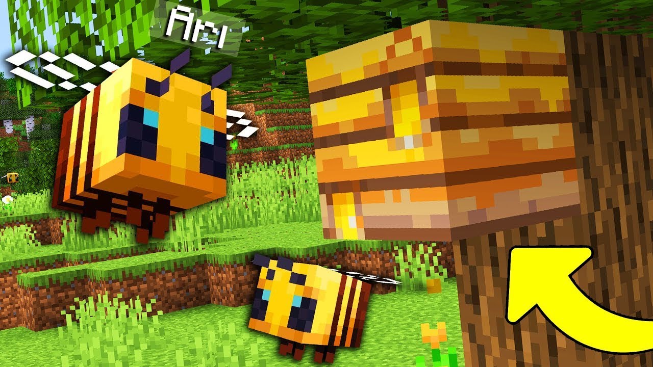 Minecraft Arı Farmı ve Arı Heykeli Yapımı - YouTube