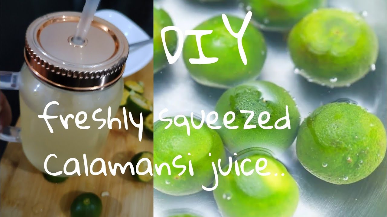DIY Squeeze Calamansi Juice||Kapepee Vlog - YouTube