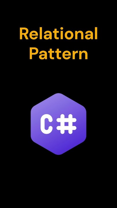 C# Tip - Relational Pattern in C# 9 | Master Pattern Matching in C#! 🚀 - YouTube