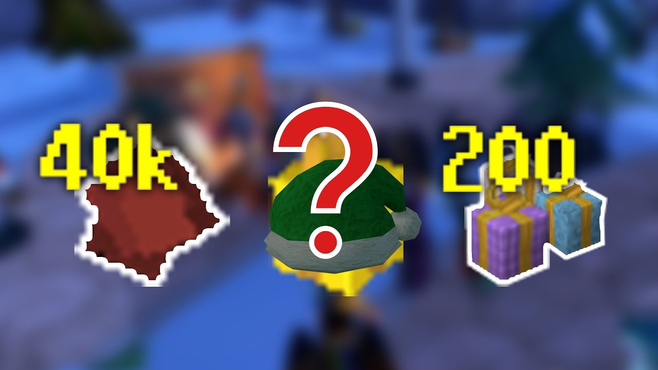 GREEN SANTA HAT PLEASE!! Loot from 208 Christmas Presents | Rs3 - YouTube