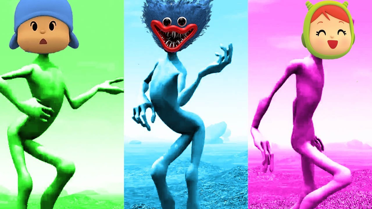 Huggy Wuggy & Pocoyo Dance Compilation #22 | Sound Variations in 36 ...