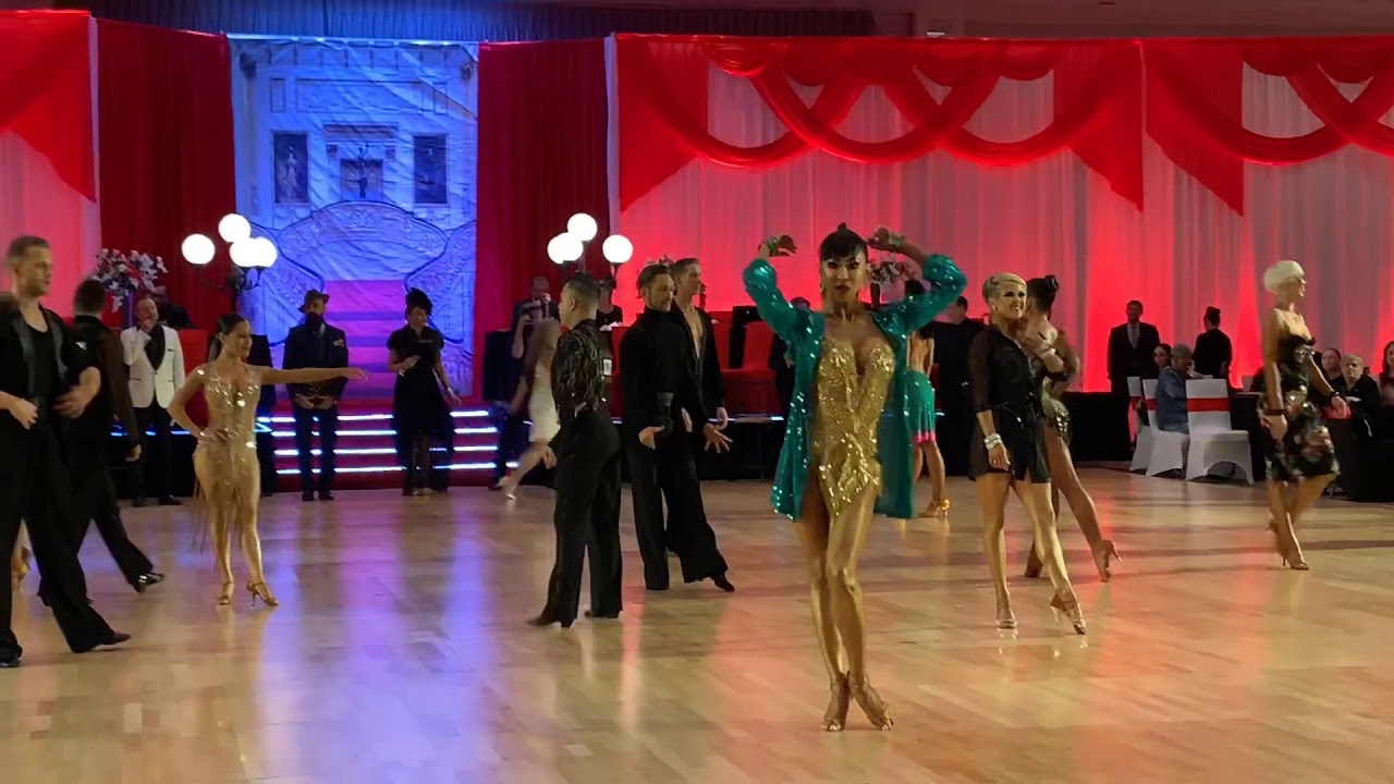 Open professional American rhythm Rumba at Great Gatsby Gala 2019 - YouTube