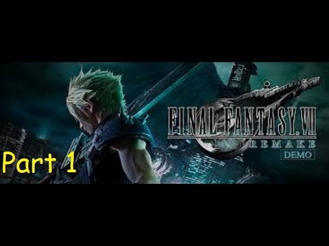 I am SHOCKED!! - Final Fantasy 7 Remake Demo - PArt 1 - YouTube