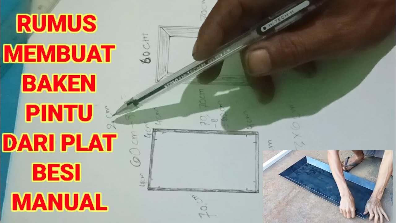 RUMUS BENDING PLAT BESI SENDIRI // TEKUK MANUAL - YouTube