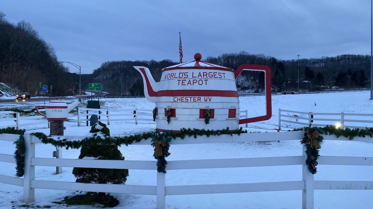 World's Largest Teapot - Chester, WV - YouTube
