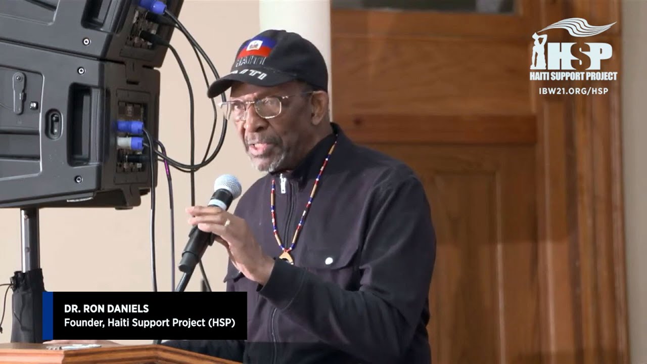 Resolving the Crisis in Haiti: Dr. Ron Daniels delivers summary remarks ...