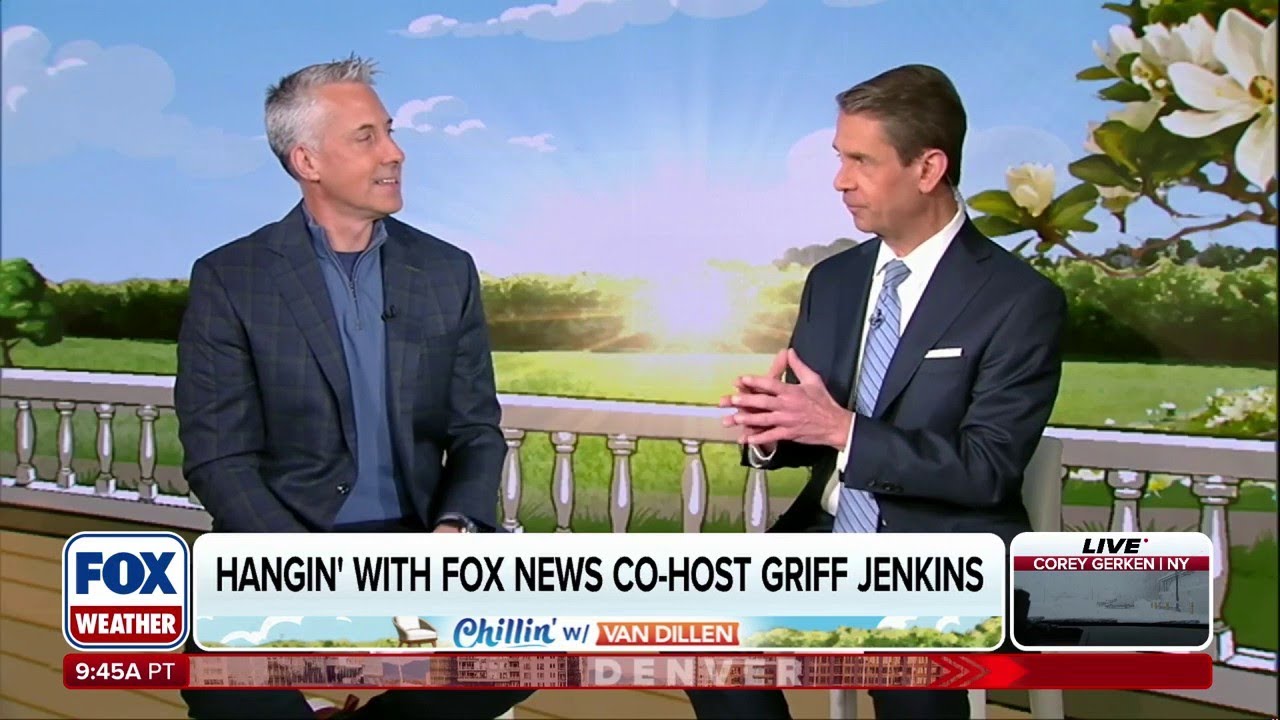 FOX & Friends Weekend co-host Griff Jenkins chills with Fox Weather ...