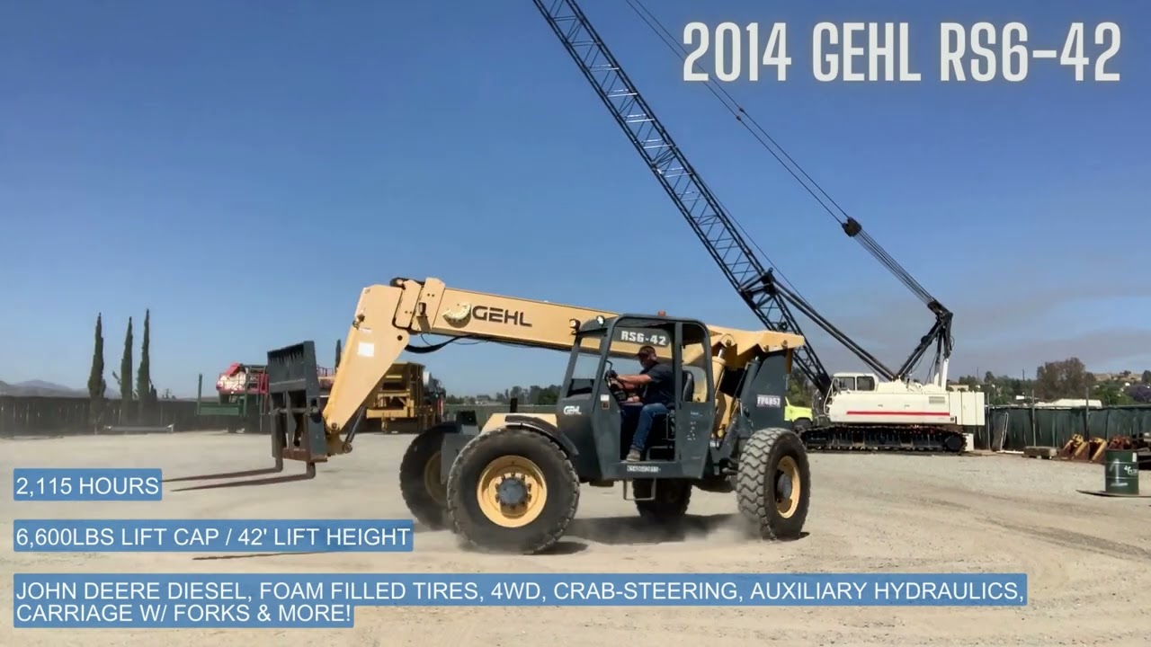Gehl RS6-42 Telehandler: Specs & Dimensions | AllMachines