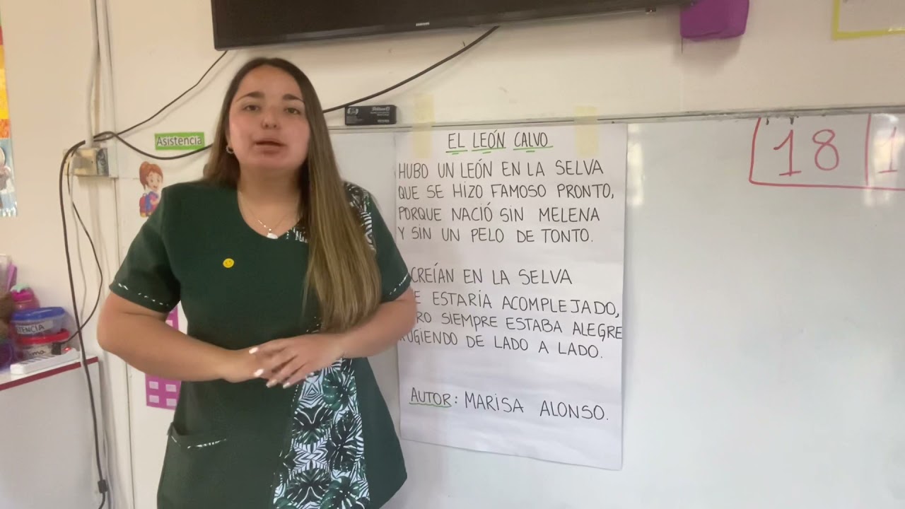 Poesía “El león calvo” - YouTube