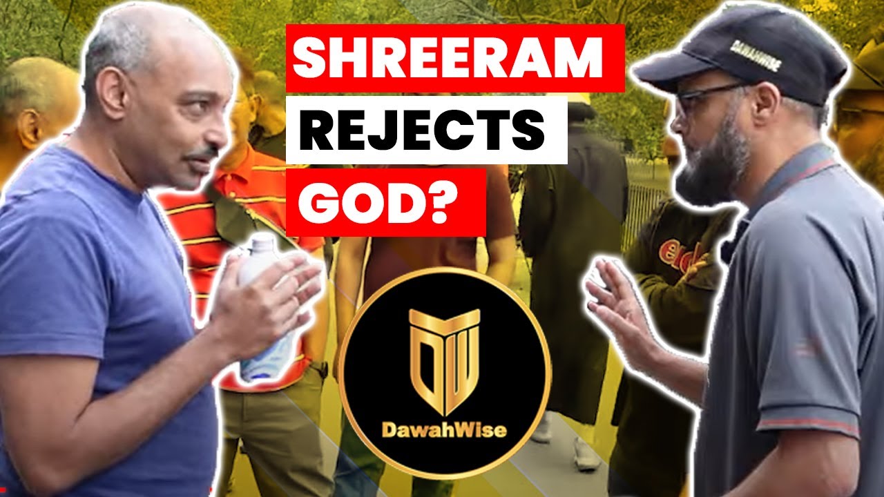 ShreeRam rejects God? | Hashim | Speakers Corner | Hyde Park - YouTube
