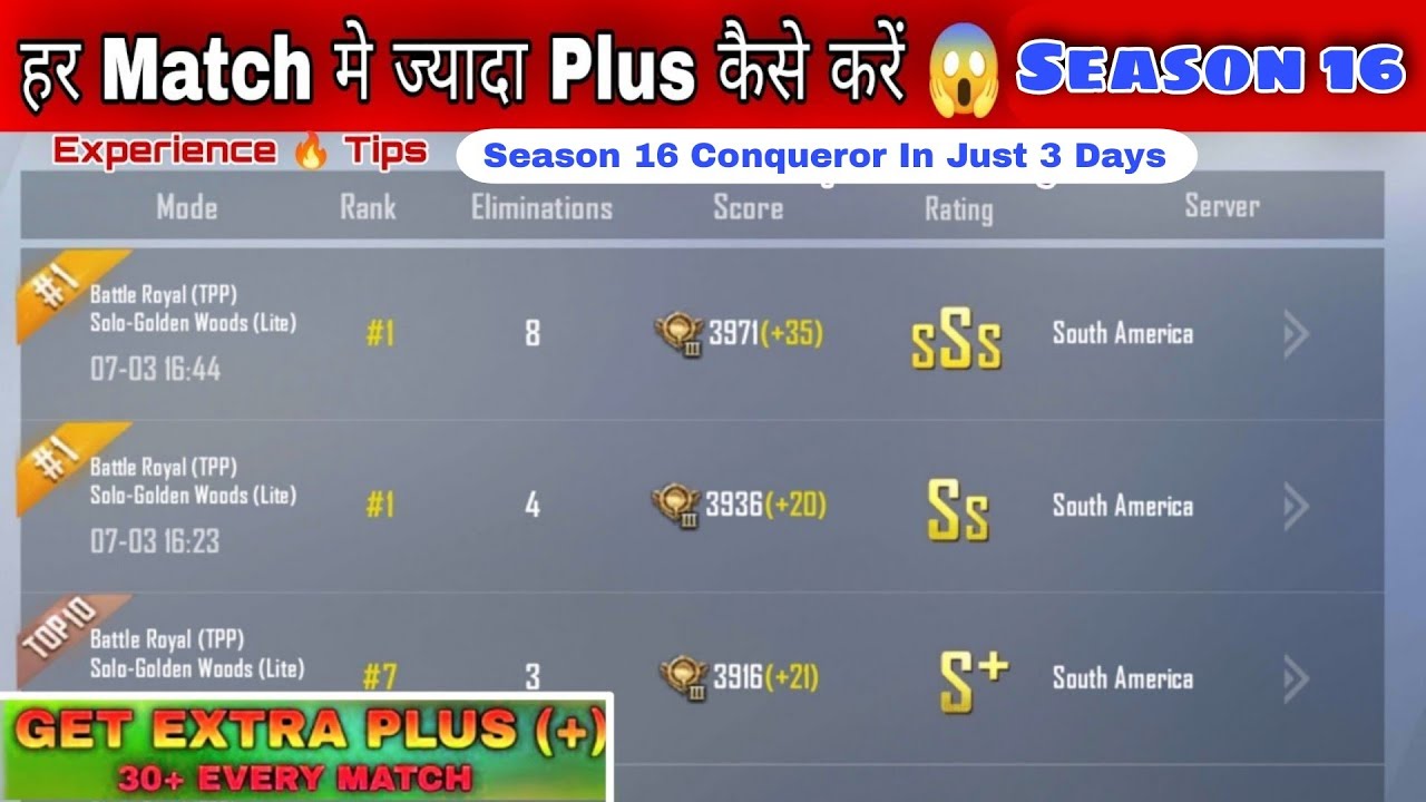 Pubg Lite Maximum Plus Points Trick |How To Get More Plus Points pubg ...