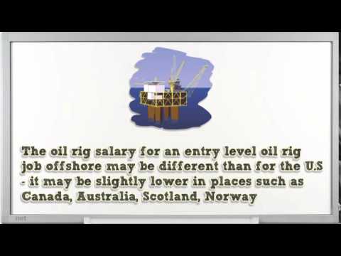 Average Salary for Oil Rig Jobs: Entry Level - YouTube