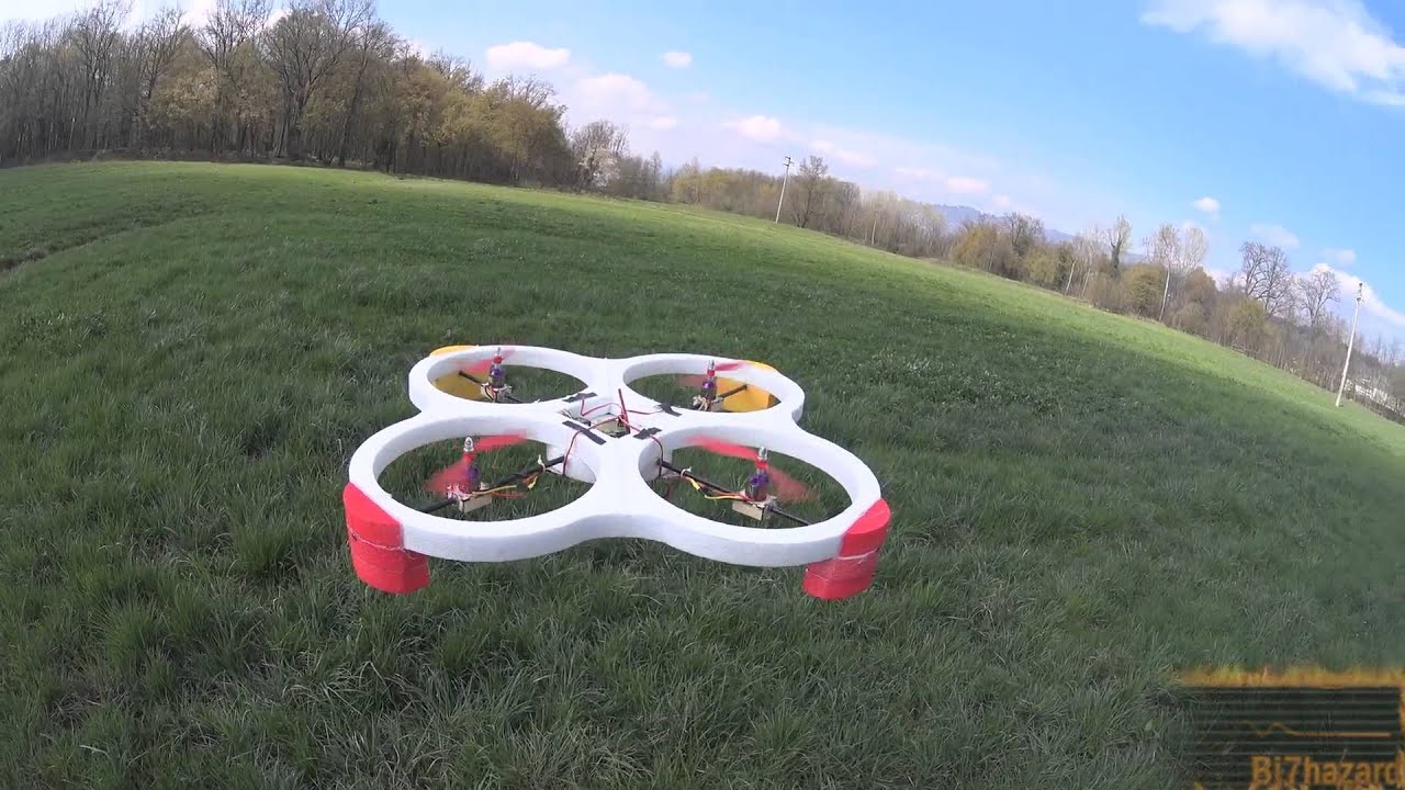 Extra Large EPP Quadcopter 835mm Drone Brushless - YouTube