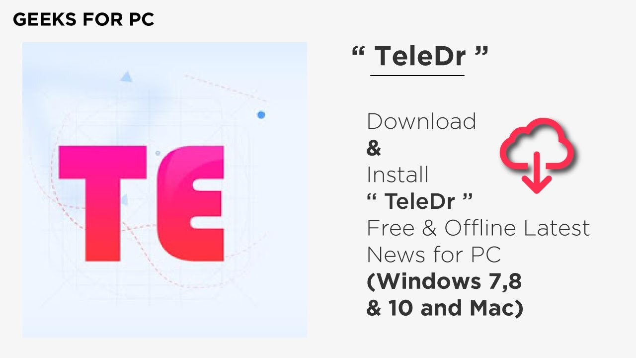TeleDr: How To Download And Install TeleDr For PC, Windows & Mac – Free ...