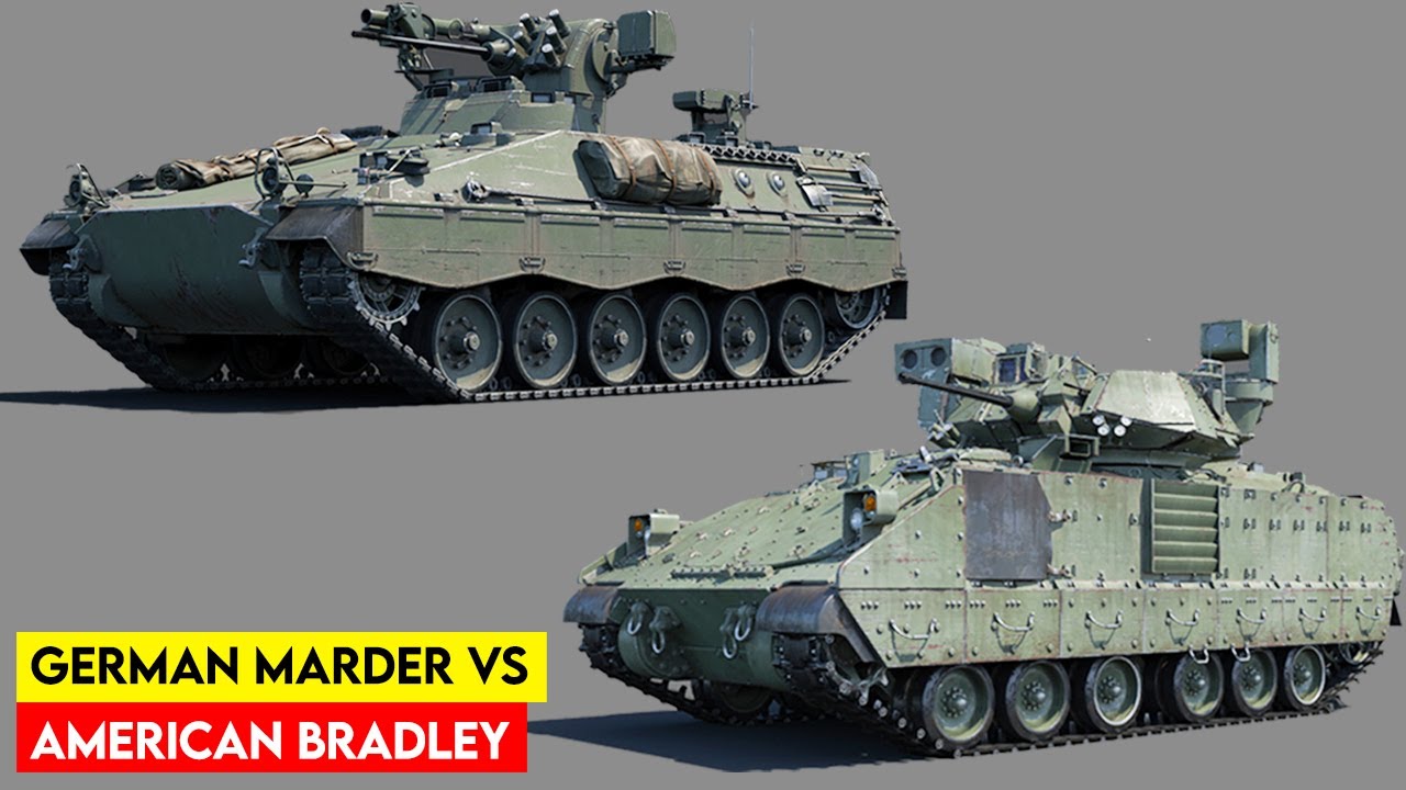 German Marder vs American Bradley Comparing the Really Important ...