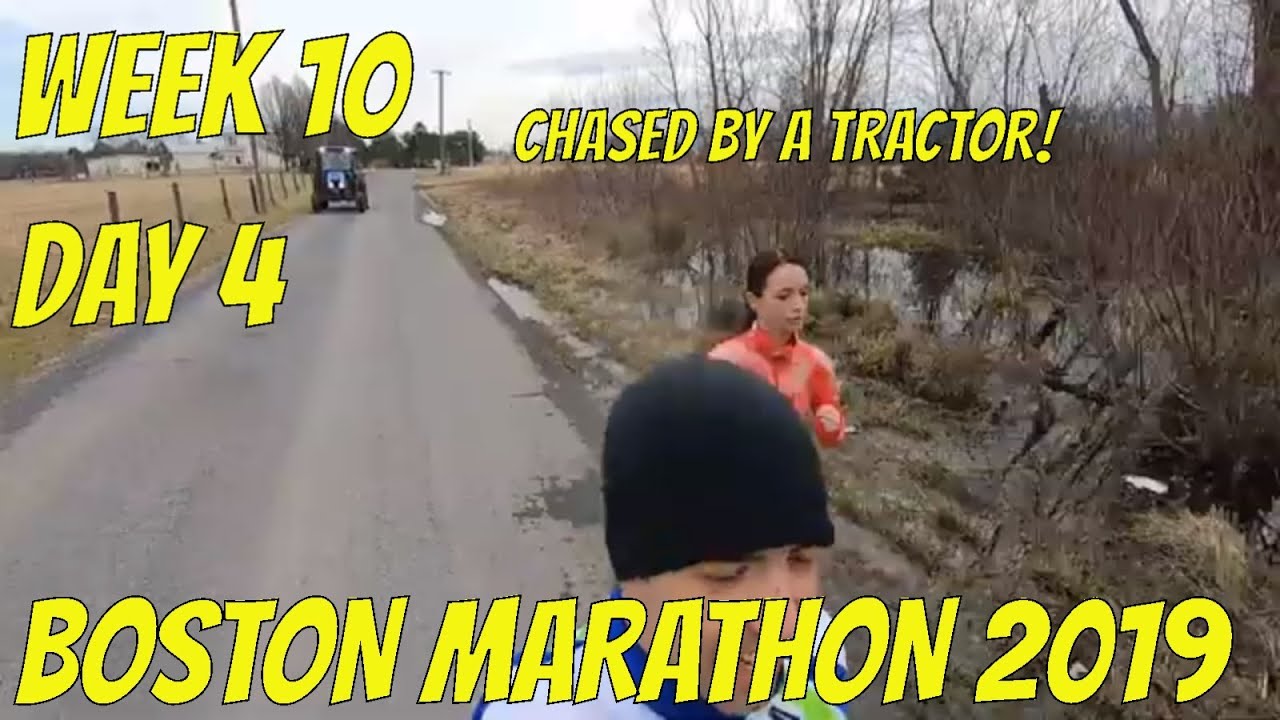 Boston Marathon 2019 - Week 10, Day 4 - Semi Long Run in Virginia - YouTube