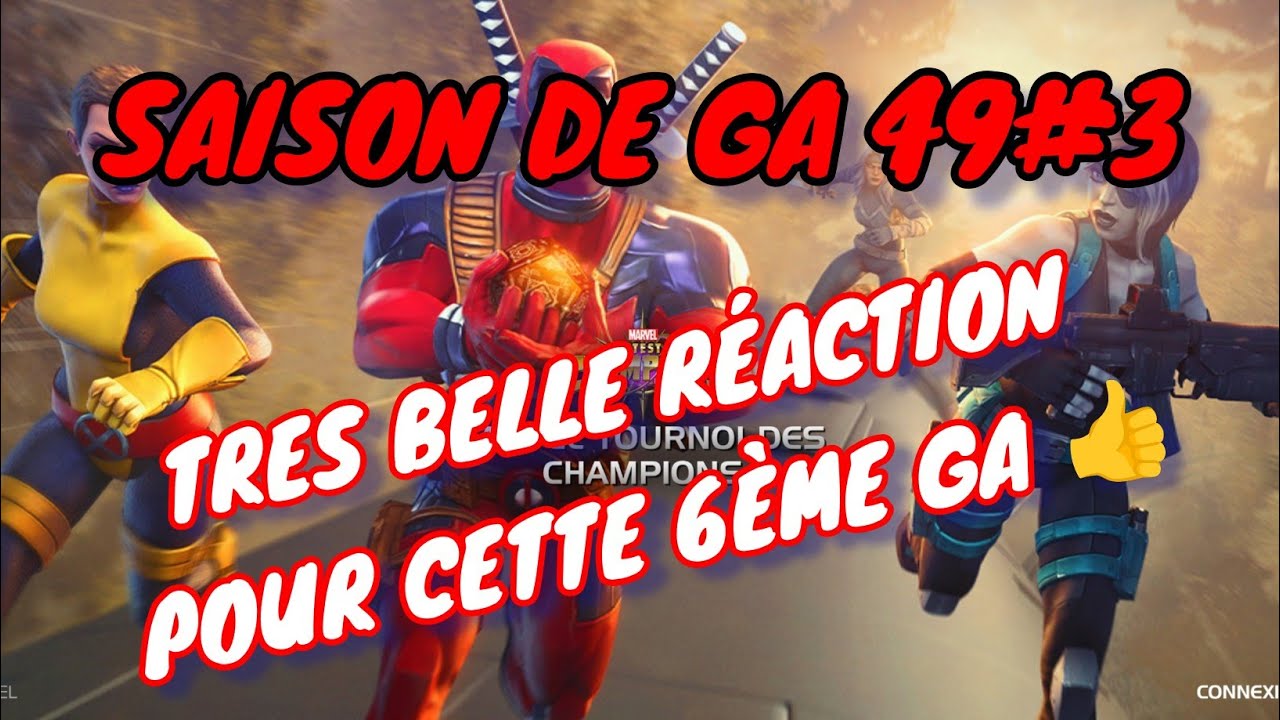SAISON DE GA 49 #3, (6ÈME GA) BELLE VICTOIRE QUASI PARFAITE 💪💪💪 - MCOC ...