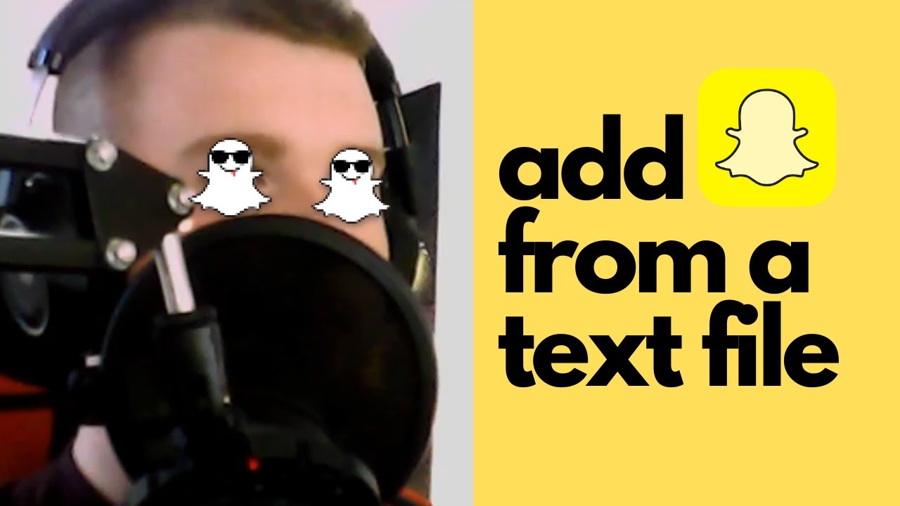 How To Auto Add Snapchat Usernames New Text File Hacks YouTube how-to-auto-add-snapchat-usernames-new-text-file-hacks-youtube